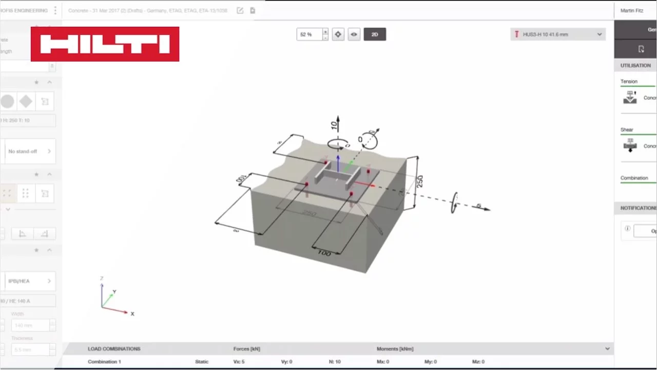 Bagaimana menggunakan PROFIS Engineering untuk mendesain konek...