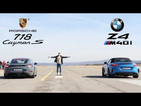 BMW Z4 M40i Drag Races Porsche 718 Cayman S, It’s Not Even Close ...