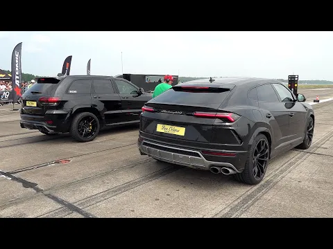 Lamborghini Urus vs. Jeep Grand Cherokee Trackhawk Drag Race Is a Photo ...