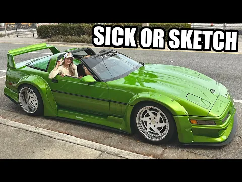 JDM-Powered Corvette C4 Goes for First Street Drive - autoevolution