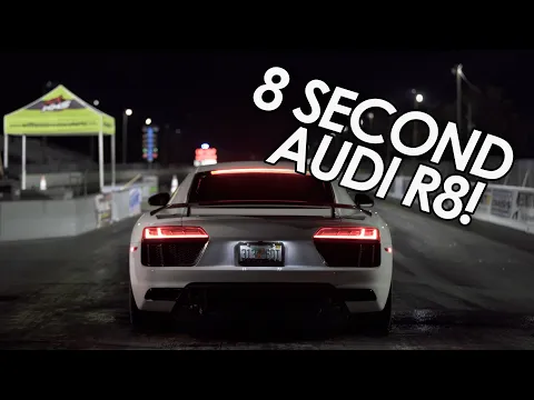 Audi R8 Runs 8.6-Second Quarter-Mile on Stock Wheels - autoevolution