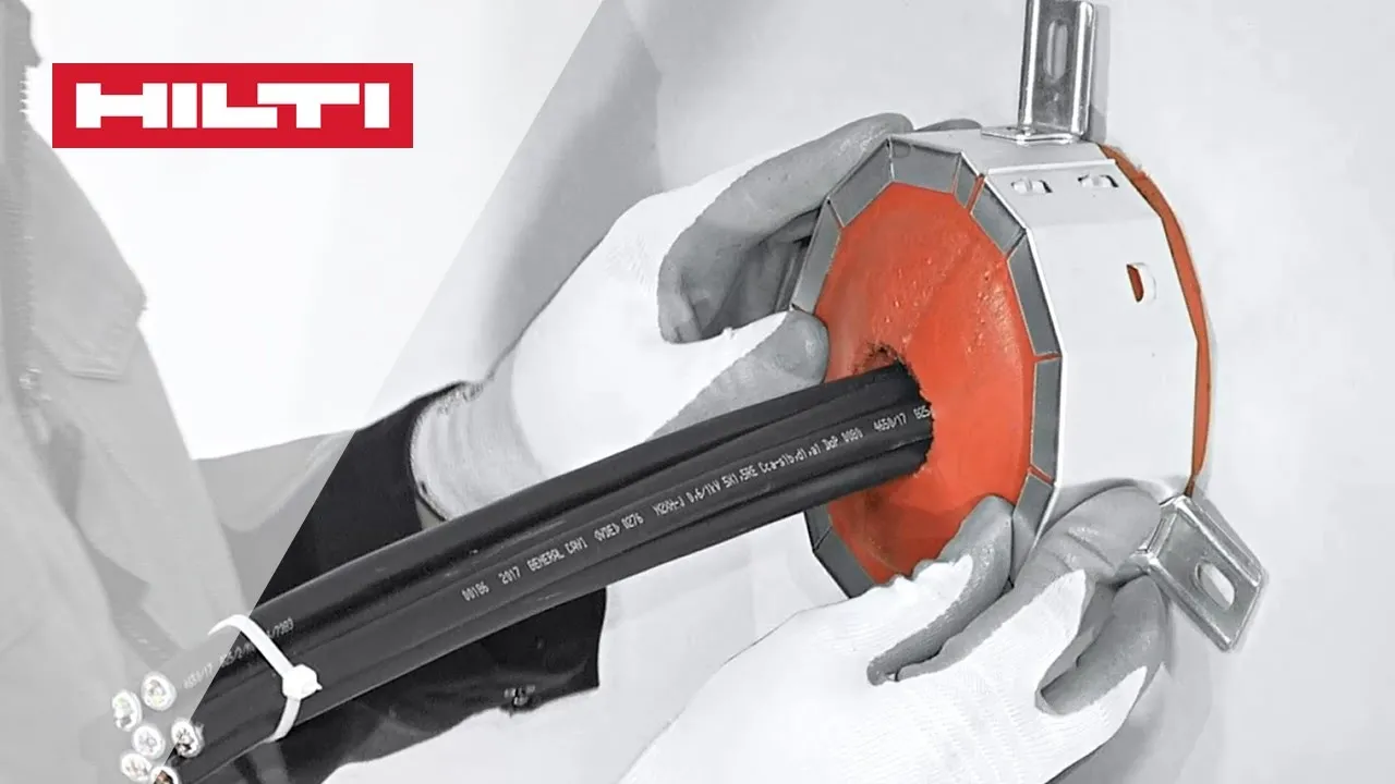 HOW TO: Install Hilti CFS-CC firestop cable collar - ETA - Eng...