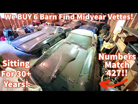 Chevy Corvette C2 Collection Spent Decades in a Garage, Includes ...