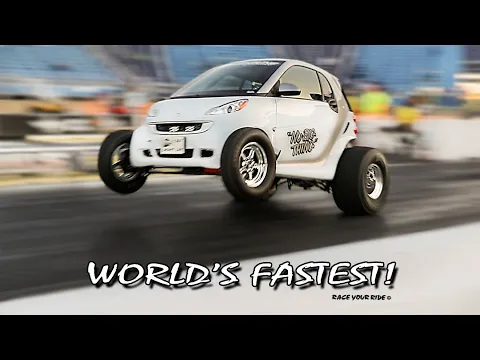 World's Fastest smart fortwo Packs 9.1-liter V8, Runs Nine-Second ...