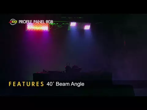 ADJ American DJ Profile Panel RGB 4-Pack with RGB 3C IR DMX Controller