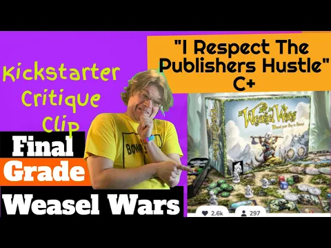 Weasel Wars - Final Grade - Kickstarter Critique Clip. These plastic ...