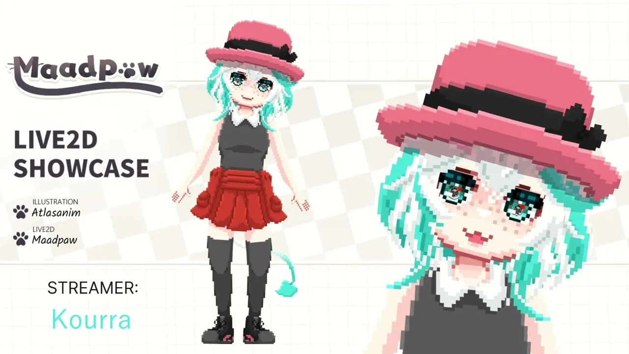 Pixel art style Vtuber model (art + rig) by Maadpaw Rigging (@Maadpaw ...
