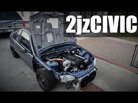Toyota Supra Civic Is the 2JZ Pocket Rocket - autoevolution