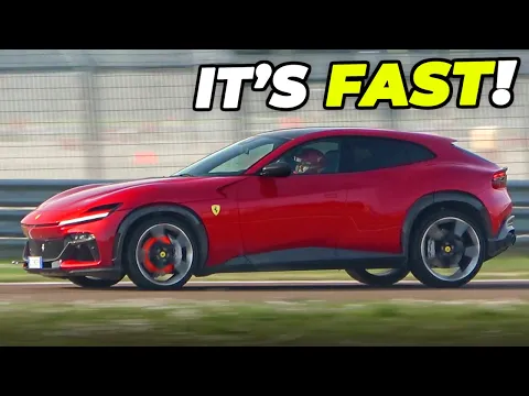 Watch in Awe How Flat the Ferrari Purosangue SUV Munches on Corners at ...