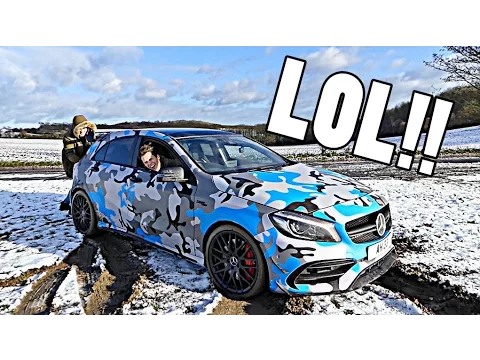 450 HP Mercedes-AMG A45 "Arctic Snowmobile" Goes Offroading, Gets Stuck ...