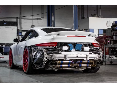 Porsche 911 Turbo Strips to Show Us a Stuning Custom Engine Compartment