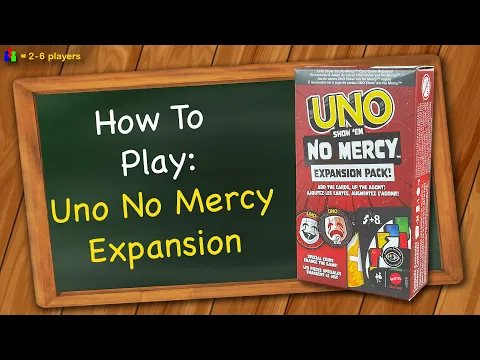 How to play Uno No Mercy Expansion Pack | Board Game Videos
