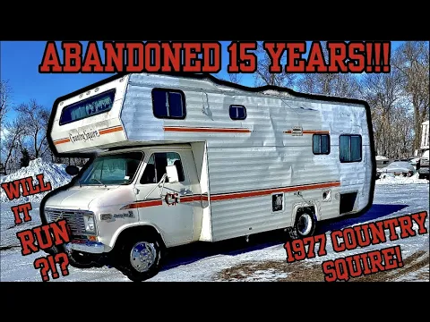 Abandoned 1977 Chevrolet Motorhome Returns From the Dead, Goes Drifting ...
