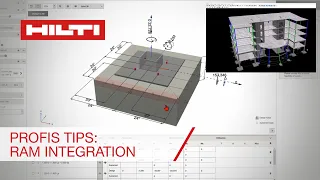 PROFIS Engineering design software tips - Integration with RAM...
