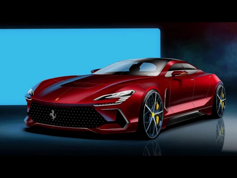 Ferrari F9 Four-Door Super Sedan Rendered, Rivals Porsche’s Panamera ...