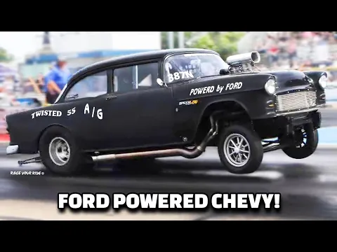 Ford-Powered 1955 Chevy Tri-Five Has Sacrilege Written All Over, It's ...